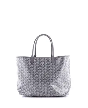 Goyard Saint Louis Pm Tote Coated Canvas - Gray