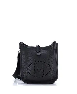 Hermès Tpm Evelyne Bag Gen Iii Clemence - Black