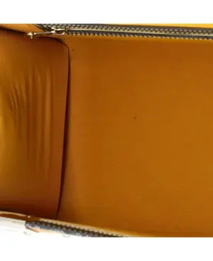 Goyard Saigon Mm Top Handle Bag Coated Canvas With Leather - Gray