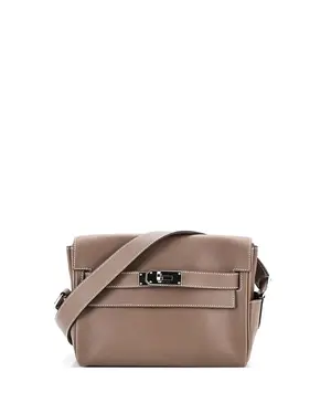 Hermès Pm Kelly Messenger Bag Evercolor - Gray