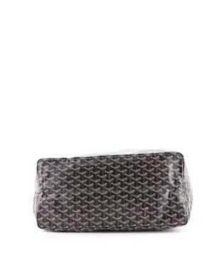 Goyard Gm Saint Louis Tote Coated Canvas - Black