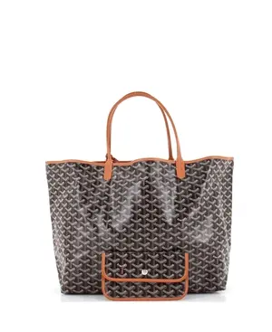Goyard Gm Saint Louis Tote Coated Canvas - Brown