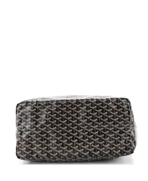 Goyard Gm Saint Louis Tote Coated Canvas - Black