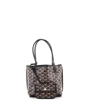 Goyard Anjou Reversible Tote Coated Canvas - Black