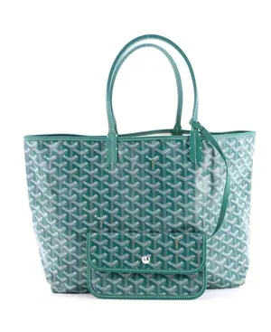 Goyard Saint Louis Pm Tote Coated Canvas - Green
