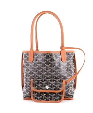 Goyard Anjou Reversible Tote Coated Canvas - Brown