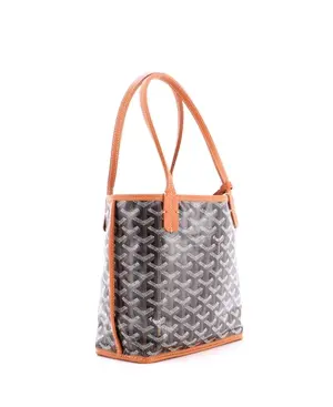 Goyard Anjou Reversible Tote Coated Canvas - Brown