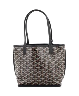 Goyard Anjou Reversible Tote Coated Canvas - Black