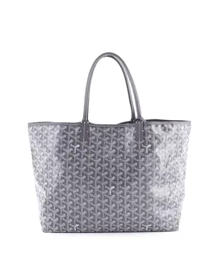Goyard Pm Saint Louis Tote Coated Canvas - Gray