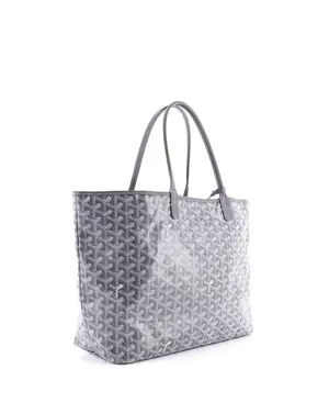 Goyard Pm Saint Louis Tote Coated Canvas - Gray