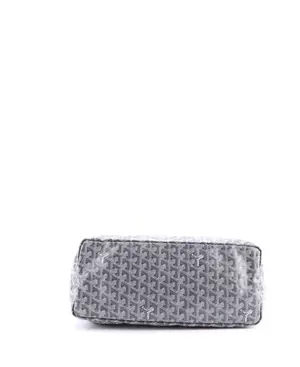 Goyard Pm Saint Louis Tote Coated Canvas - Gray