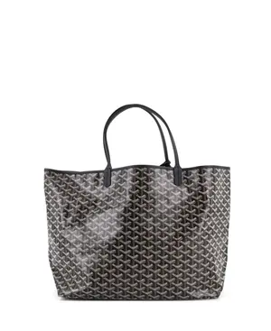 Goyard Gm Saint Louis Tote Coated Canvas - Black