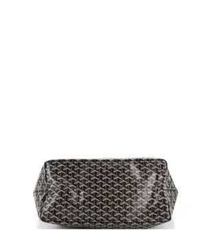 Goyard Gm Saint Louis Tote Coated Canvas - Black