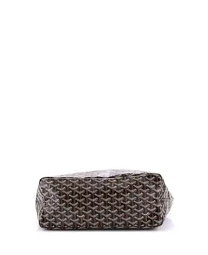 Goyard Pm Saint Louis Tote Coated Canvas - Black