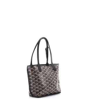 Goyard Anjou Reversible Tote Coated Canvas - Black