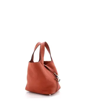 Hermès Picotin Lock Bag Clemence Pm - Brown