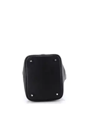 Hermès Mm Picotin Lock Bag Clemence - Black