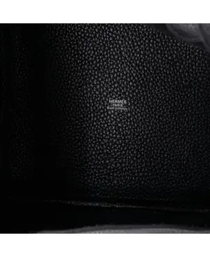 Hermès Mm Picotin Lock Bag Clemence - Black