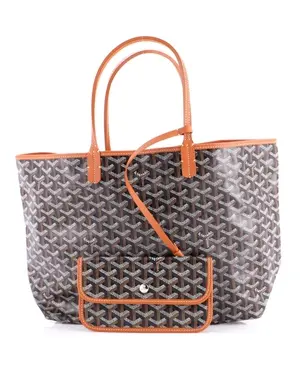 Goyard Saint Louis Pm Tote Coated Canvas - Brown