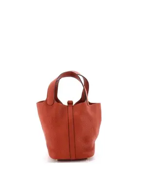 Hermès Pm Picotin Lock Bag Clemence - Brown