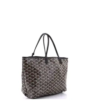 Goyard Pm Saint Louis Tote Coated Canvas - Black