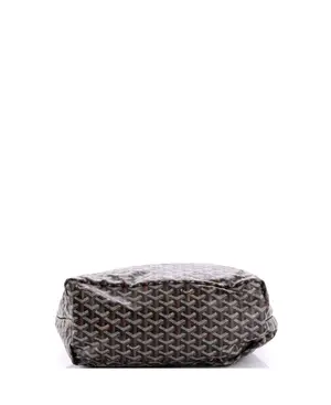 Goyard Pm Saint Louis Tote Coated Canvas - Black