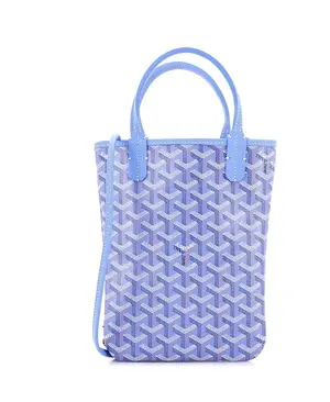 Goyard Pm Poitiers Tote - Blue