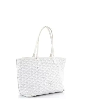 Goyard Pm Artois Tote Coated Canvas - White