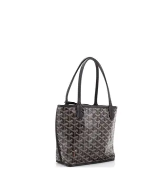 Goyard Anjou Reversible Tote Coated Canvas - Black