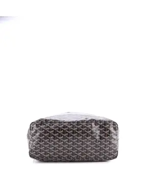 Goyard Pm Saint Louis Coated Canvas Tote - Black