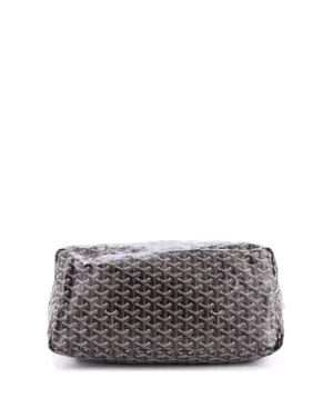 Goyard Saint Louis Gm Tote Coated Canvas - Black