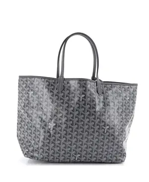 Goyard Saint Louis Pm Tote Coated Canvas - Gray