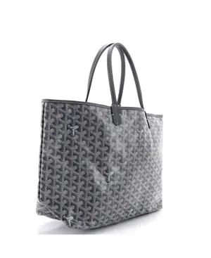 Goyard Saint Louis Pm Tote Coated Canvas - Gray