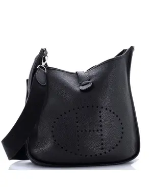 Hermès Gm Evelyne Bag Gen Iii Clemence - Black