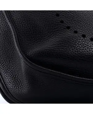 Hermès Gm Evelyne Bag Gen Iii Clemence - Black