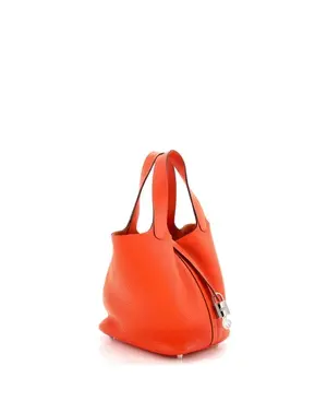 Hermès Picotin Lock Bag Clemence Pm - Orange