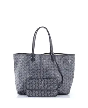 Goyard Saint Louis Pm Tote Coated Canvas - Gray