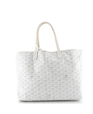 Goyard Pm Saint Louis Tote Coated Canvas - White