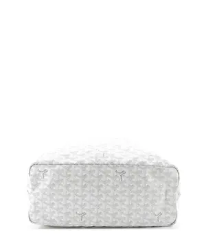 Goyard Pm Saint Louis Tote Coated Canvas - White