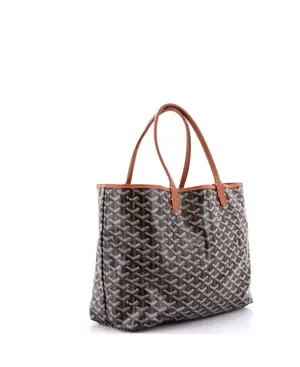 Goyard Pm Saint Louis Tote Coated Canvas - Brown