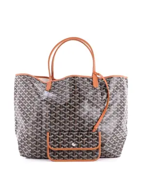Goyard Gm Saint Louis Tote Coated Canvas - Brown
