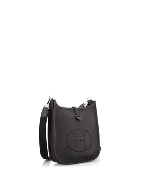Hermès Tpm Evelyne Bag Gen Iii Clemence - Black