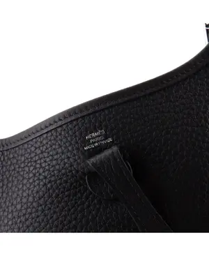 Hermès Tpm Evelyne Bag Gen Iii Clemence - Black