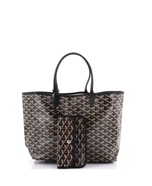 Goyard Saint Louis Pm Tote Coated Canvas - Black