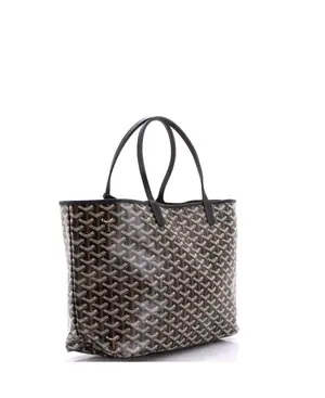 Goyard Saint Louis Pm Tote Coated Canvas - Black