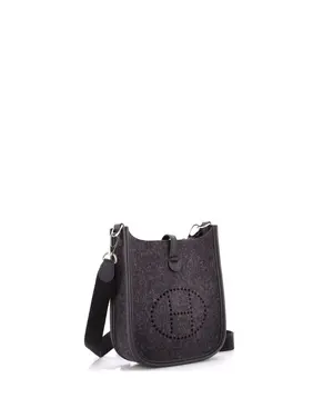 Hermès Tpm Evelyne Gen Iii Felt Bag - Gray