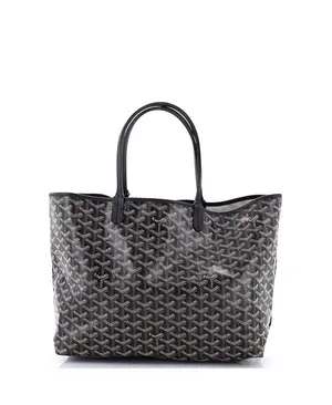 Goyard Saint Louis Pm Tote Coated Canvas - Black