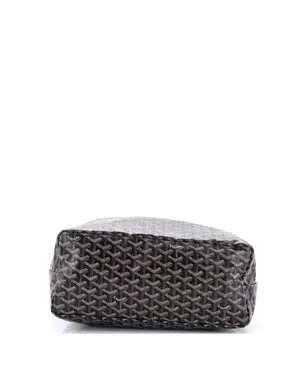 Goyard Saint Louis Pm Tote Coated Canvas - Black