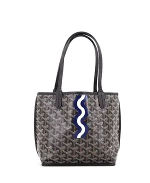 Goyard Anjou Reversible Tote Printed Coated Canvas - Black