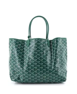 Goyard Pm Saint Louis Tote Coated Canvas - Green